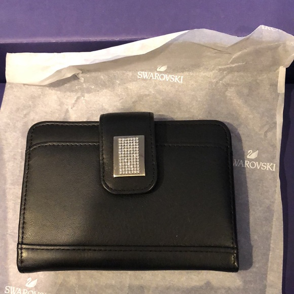 Bags | Swarovski Crystal Embellished Wallet Like New Unused Condition ...